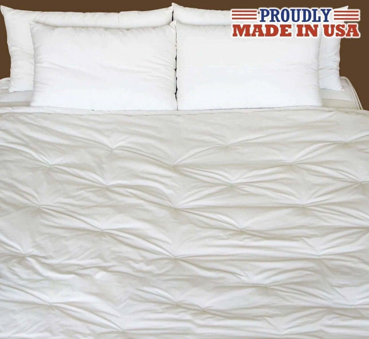Made in USA Medium Weight Natural Wool Comforter