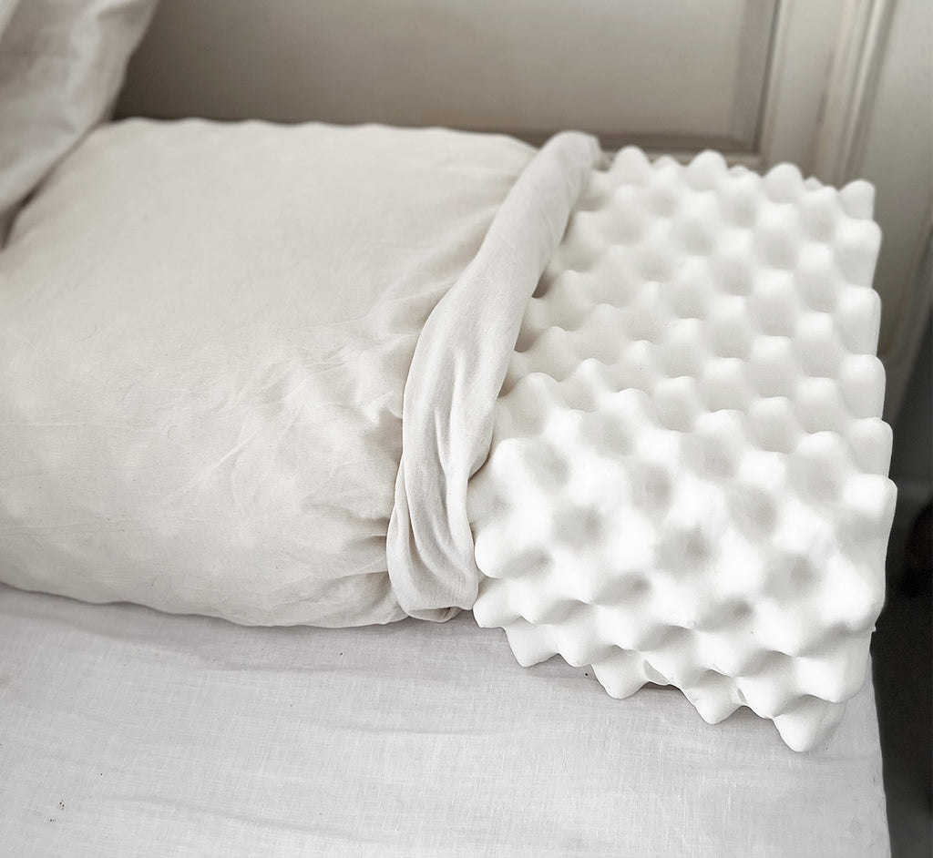 Convoluted Latex Contour Pillow - Turmerry